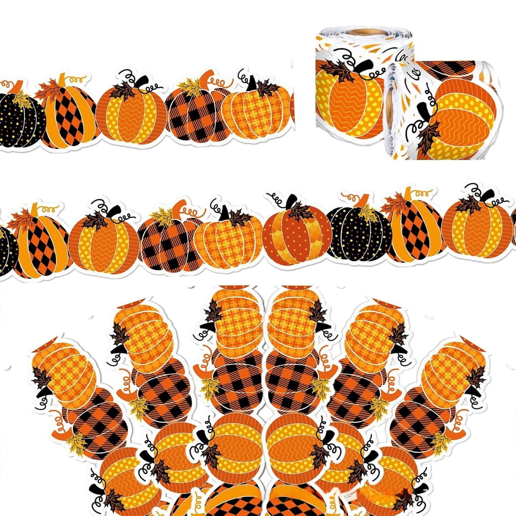 10m Autumn Bulletin Border Trim Pumpkin Bulletin Board Borders ...