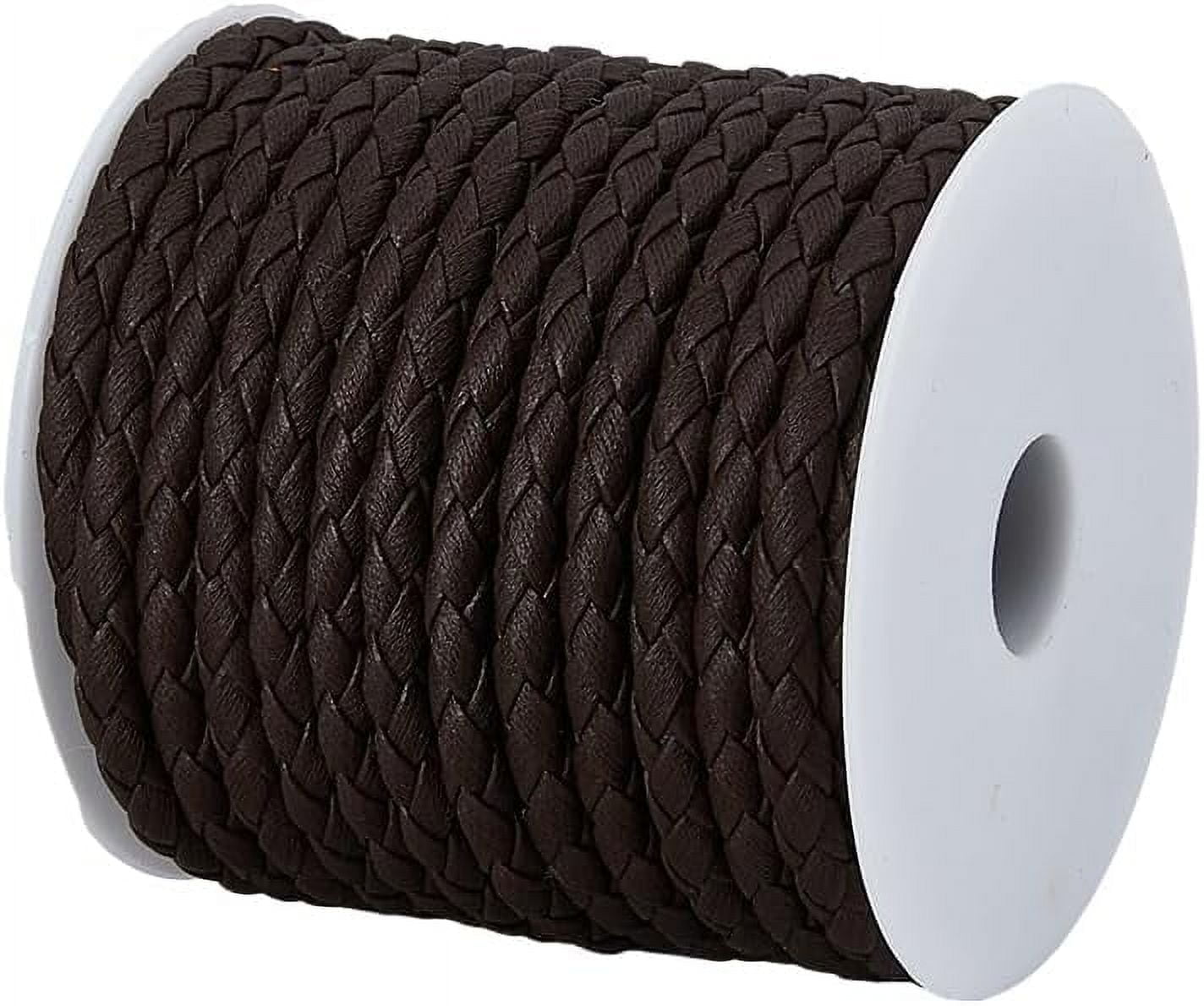 10m Leather Cord Leather Bolo Cord Leather Strap Folded for DIY Clothes ...