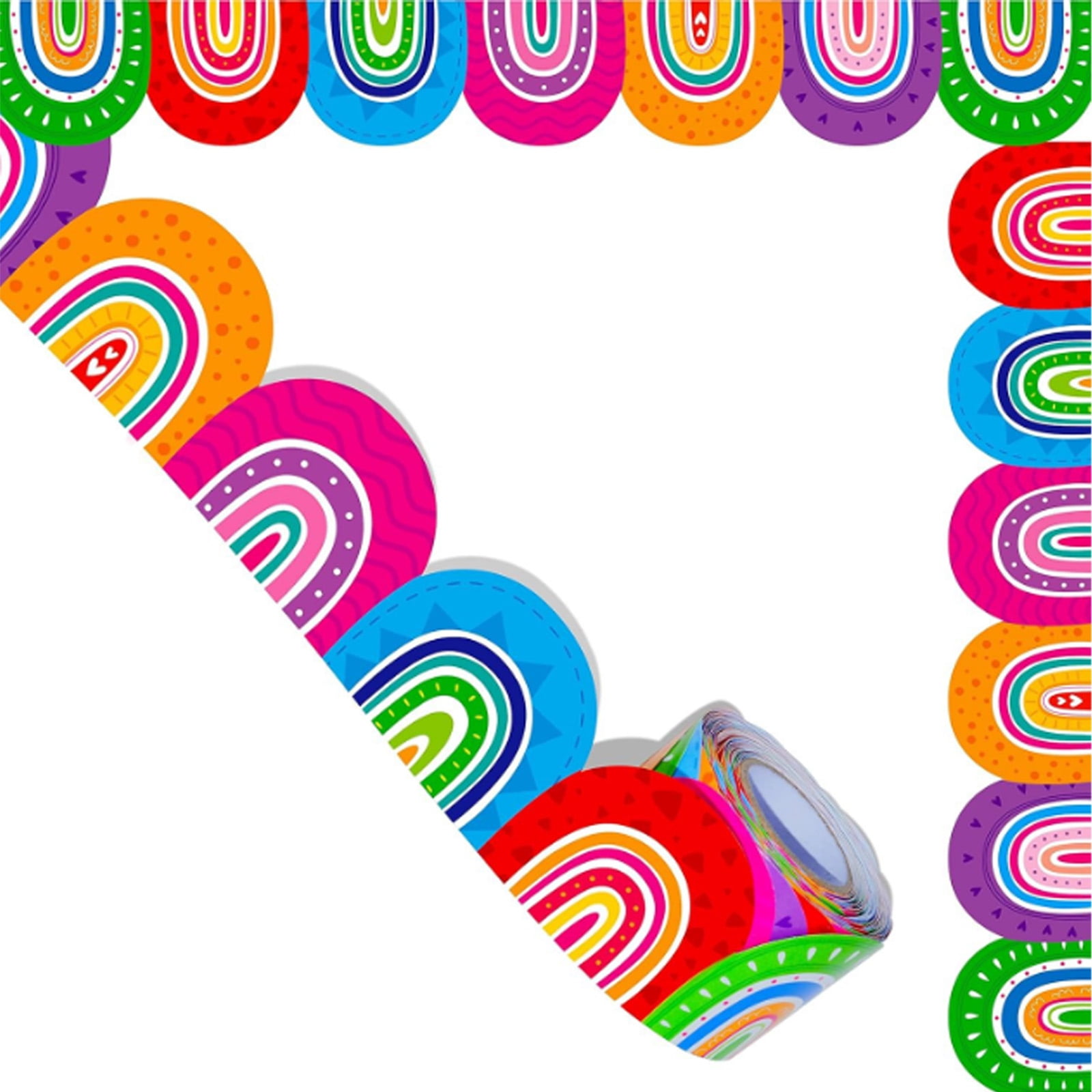 10m Colorful Bulletin Board Borders Lovely Bulletin Border Trim ...
