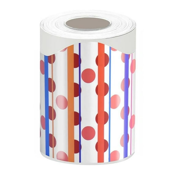 10m Colorful Dots Bulletin Board Border Decorative Classroom Border ...