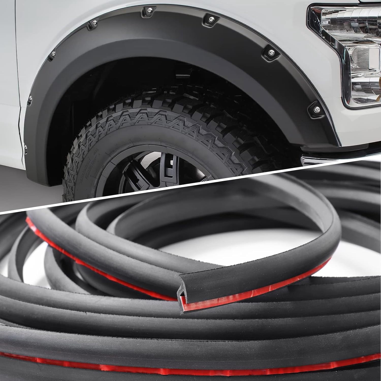 10m Fender Flares Edge Trim Fender Flare Rubber Seal for Car and Truck ...