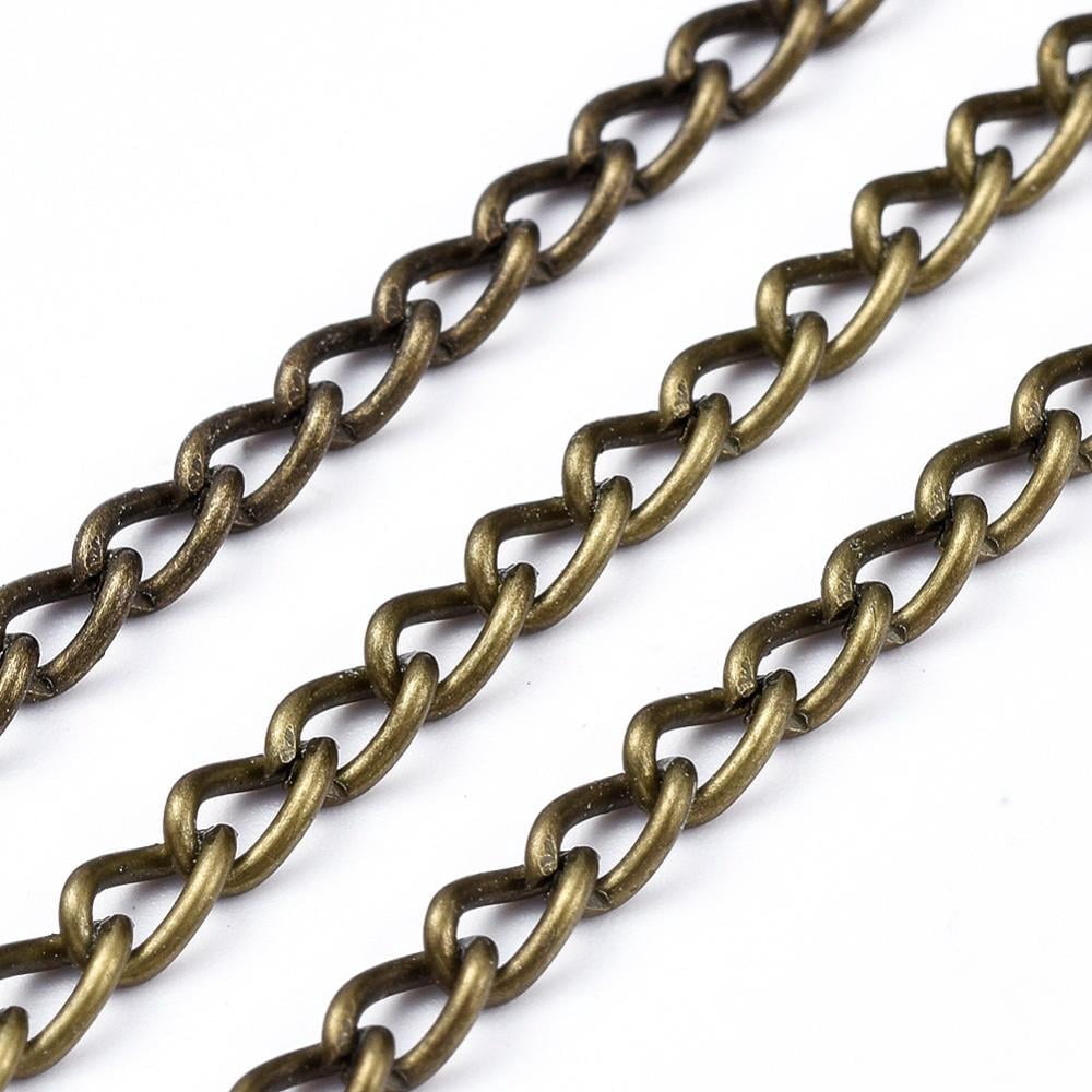 10m Iron Twisted Chains Curb Chains Unwelded Lead Free and Nickel Free ...