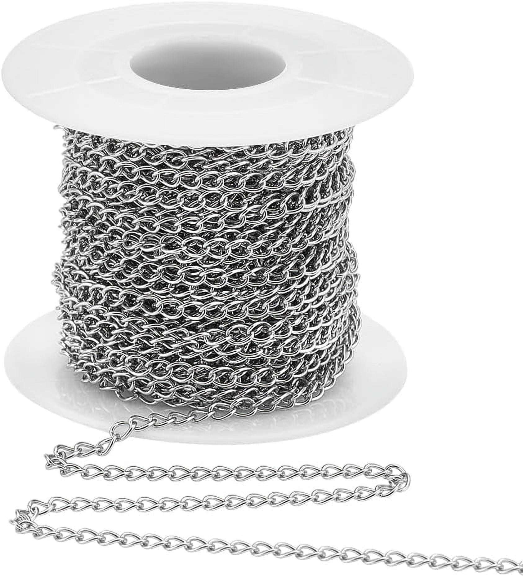 10m Necklace Chains for Jewelry Making Stainless Steel Chains Soldered ...