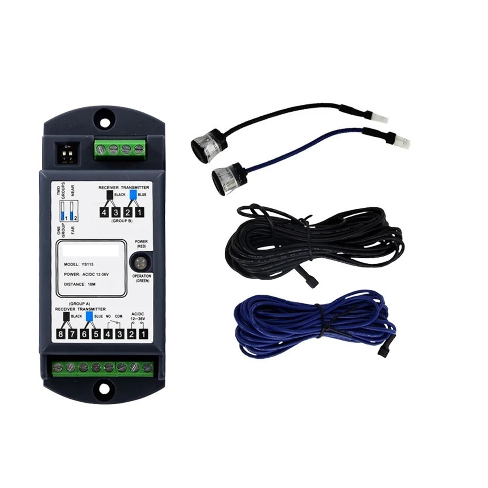 10m Singel Beam Automatic Sliding Door Gate Opener Safety Sensor Beams ...
