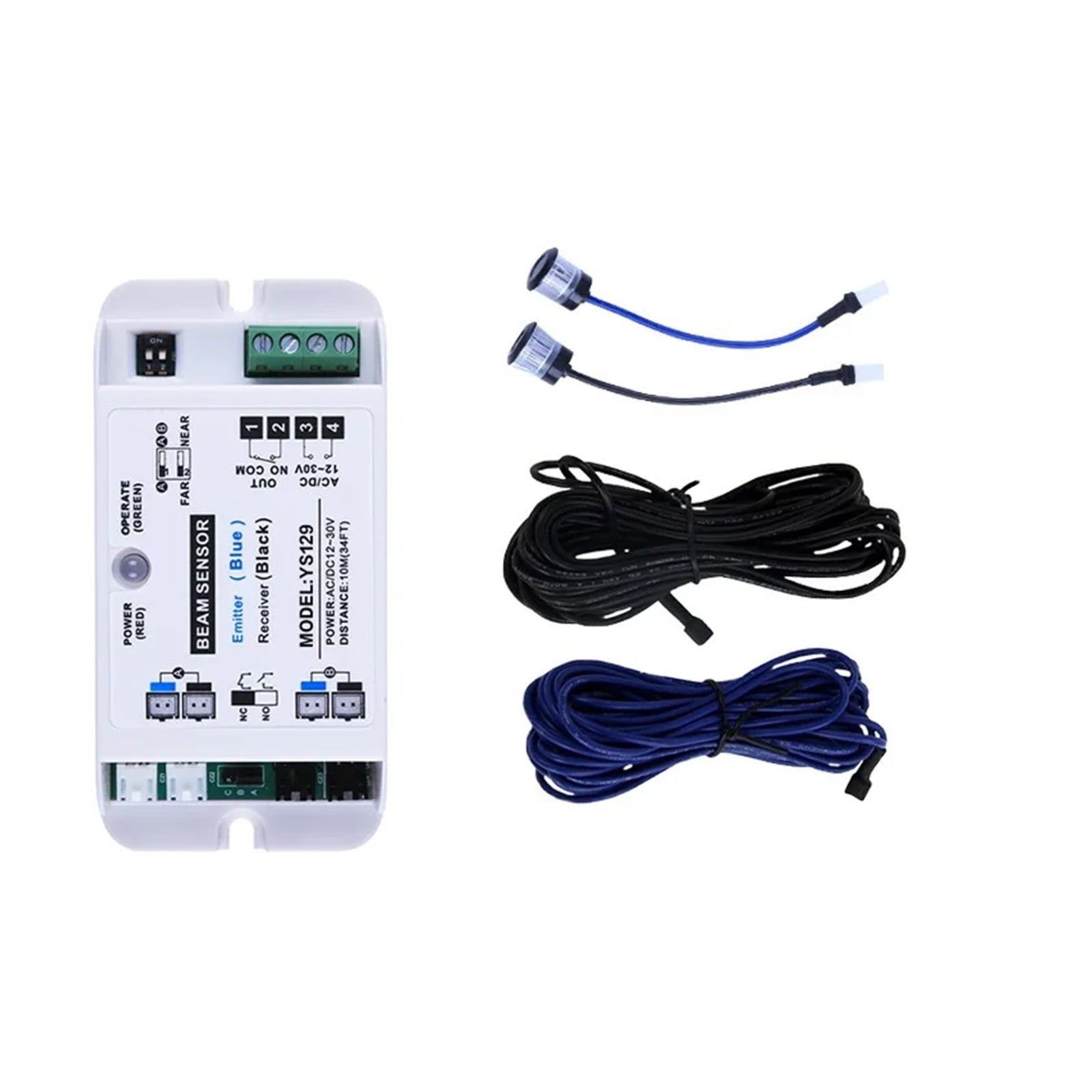 10m Singel Beam Automatic Sliding Door Gate Opener Safety Sensor Beams ...