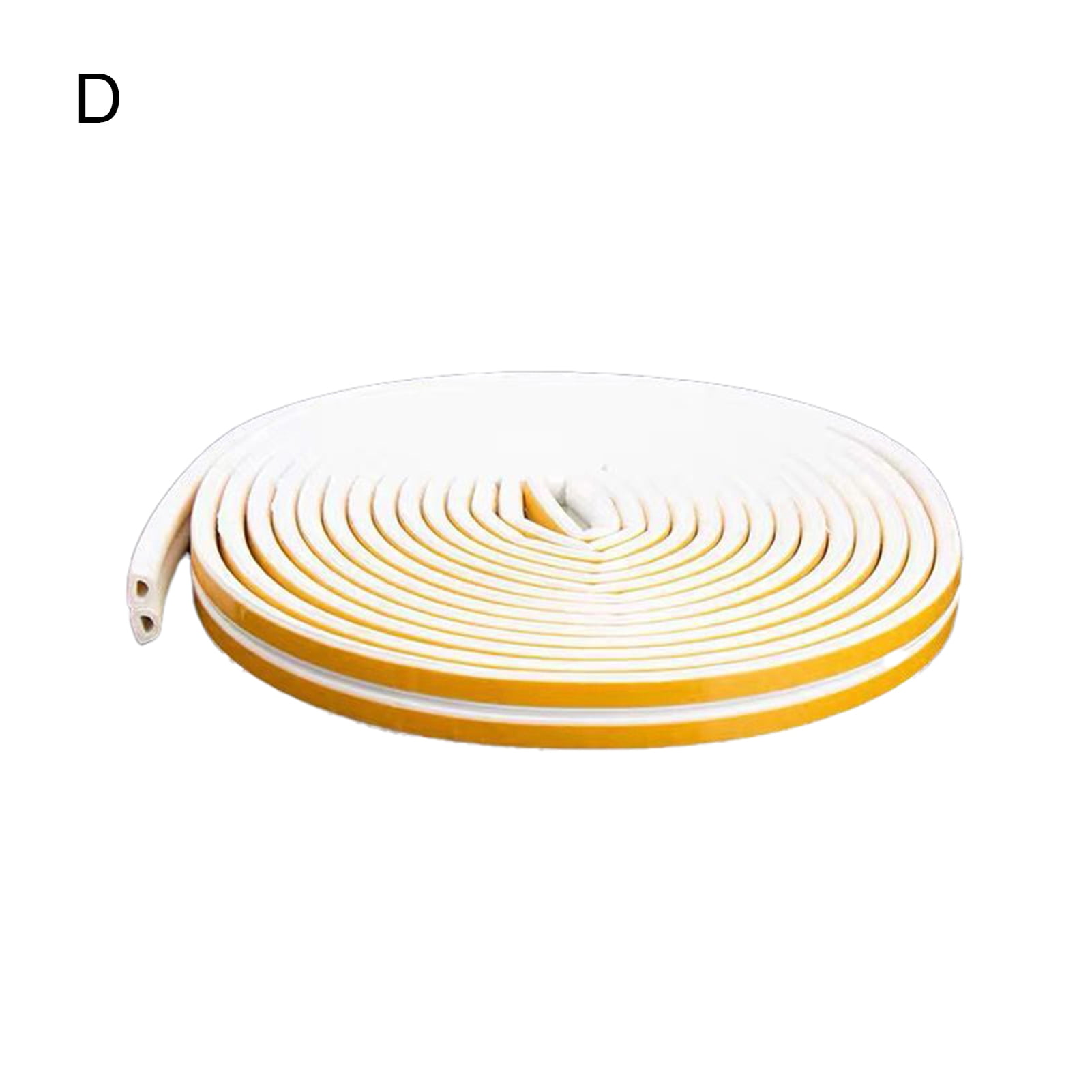 10m Sound-Proof Sealing Strip - Resilient Rubber Door Stop Tape for ...