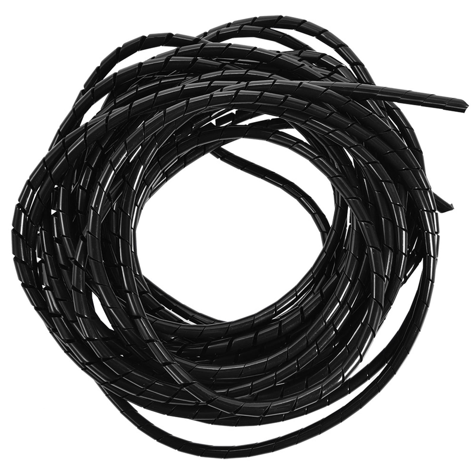 10m Spiral Cable Wrap Tidy Hide Binding Wire Management PC TV HOME ...