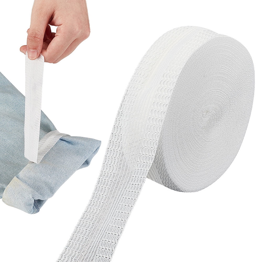 10m Trousers Edge Modified Strips White Iron on Hem Ribbon for Pants ...