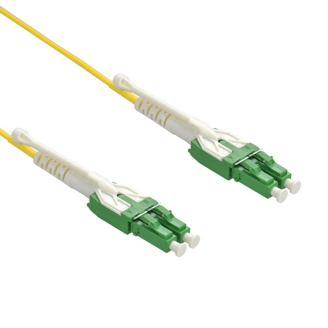 10m Uniboot LC/APC LC/APC Singlemode Duplex OFNR Fiber Optic Patch Cable (5 Pack) - Walmart.com
