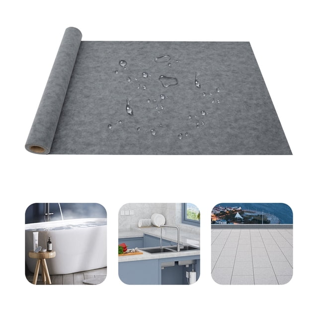 10m Waterproof Membrane Floor Underlayment Tile Floor Wall Grey for ...