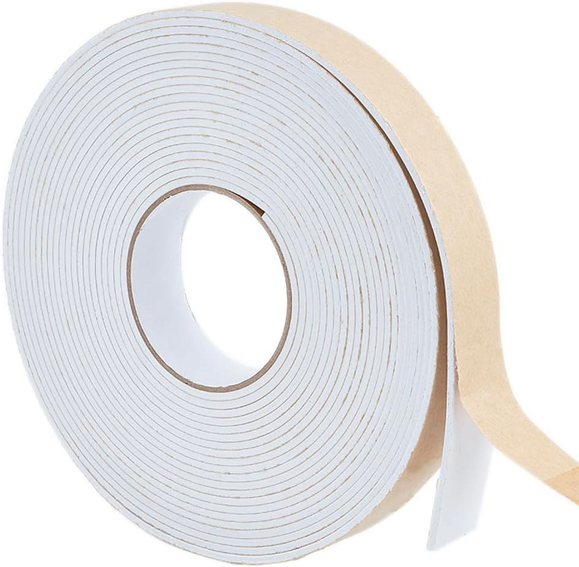 10m White Foam Seal Strips Tape 30mmx3mm High Density Foam Weather ...