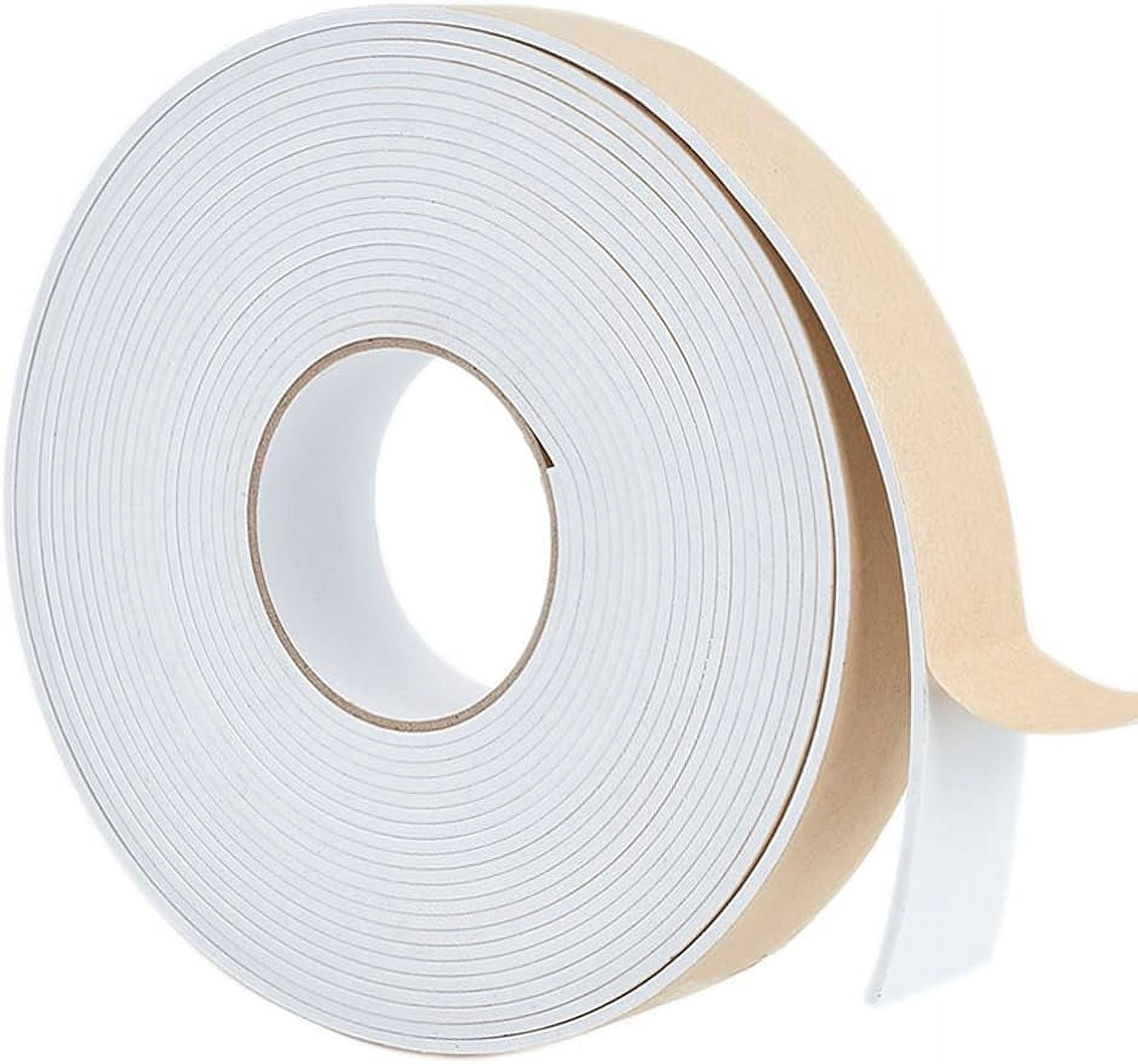 10m White Foam Seal Strips Tape 40mmx3mm High Density Door Bottom Seal ...