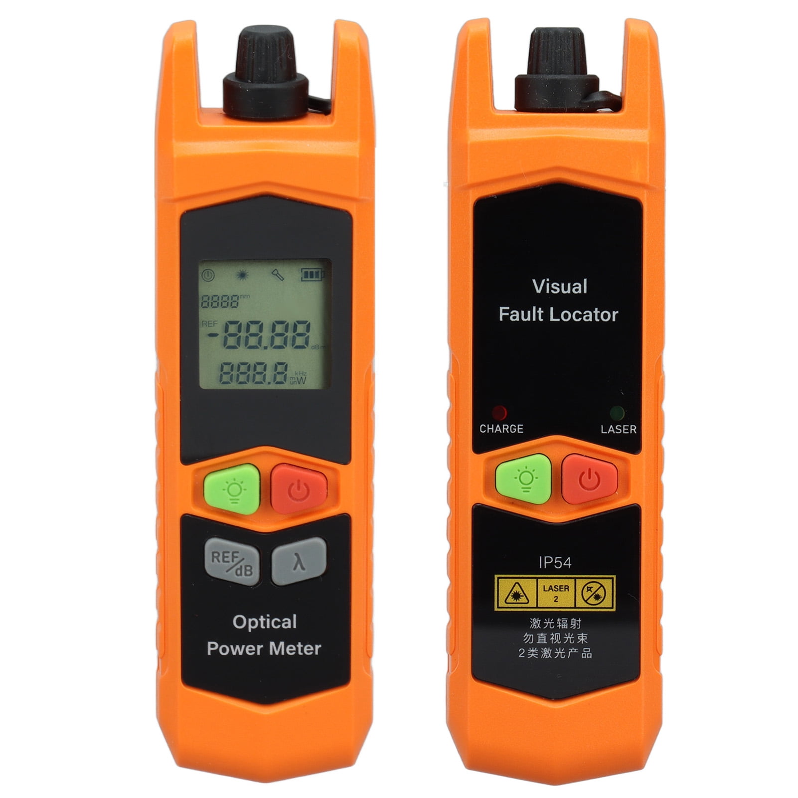 10mW Portable Optical Power Meter 650nm Red Laser Visible Fault ...