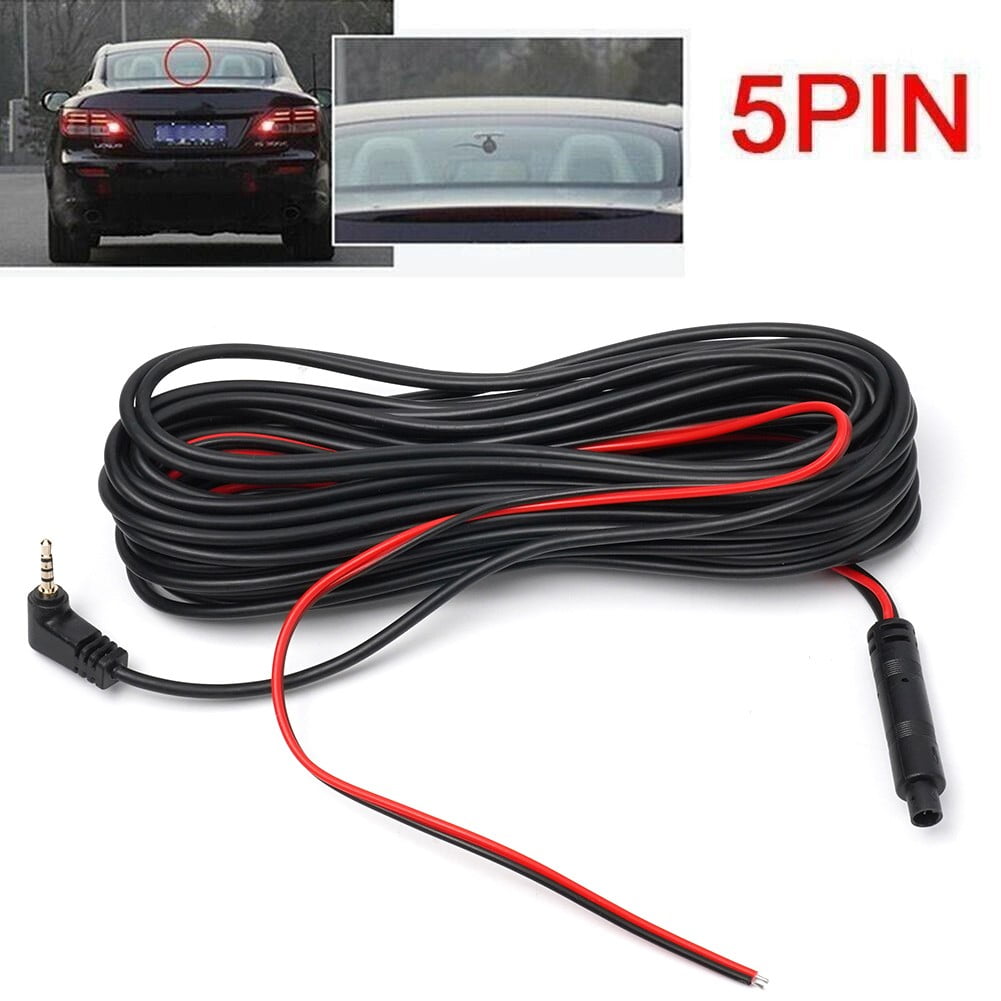 10meter Car DVR Backup Rear View Camera 2.5mm Extension Cable 5-Pin ...