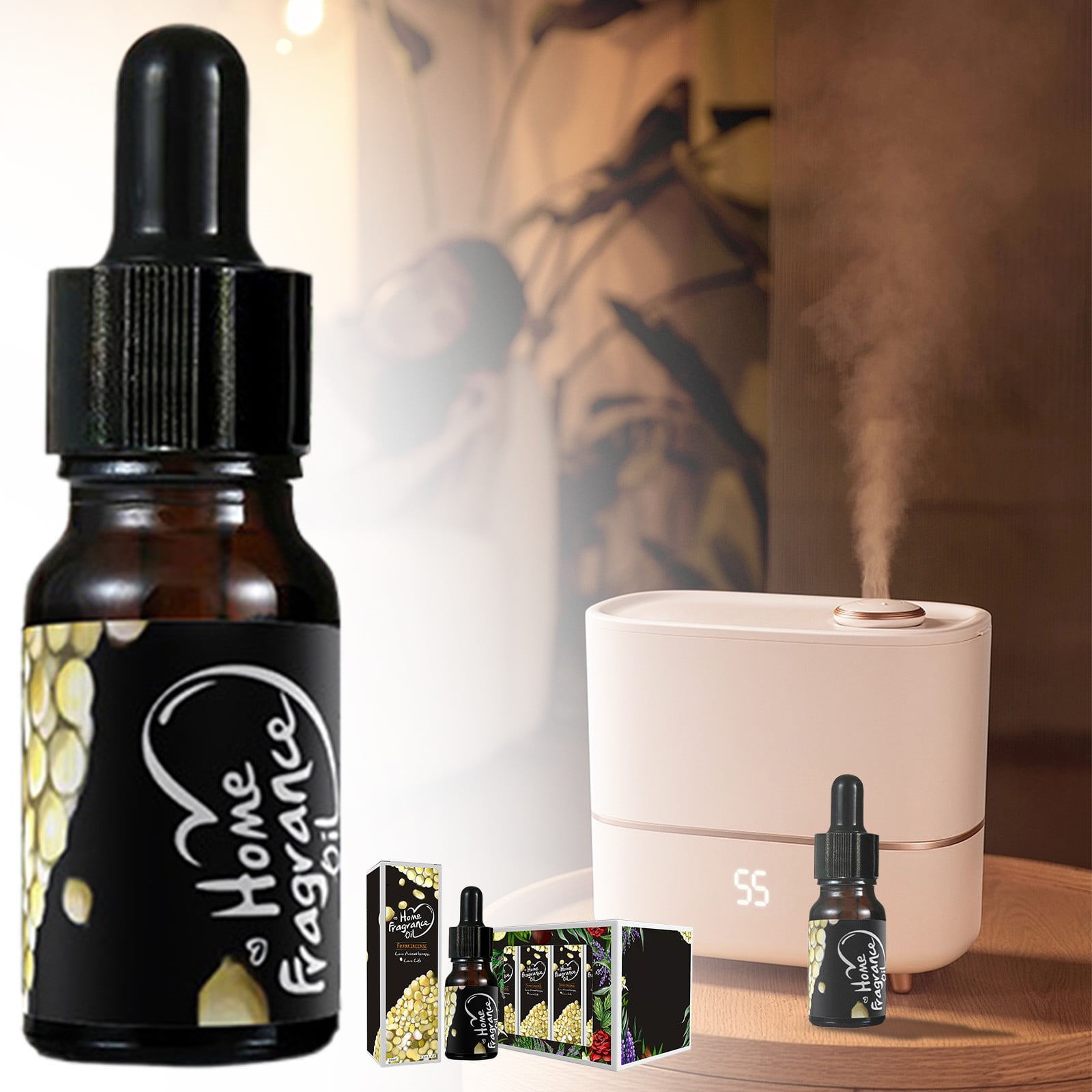 10ml Aromatherapy Oil - Natural Essential Oil for Aromatherapy Diffusers, Massage & Candle ...