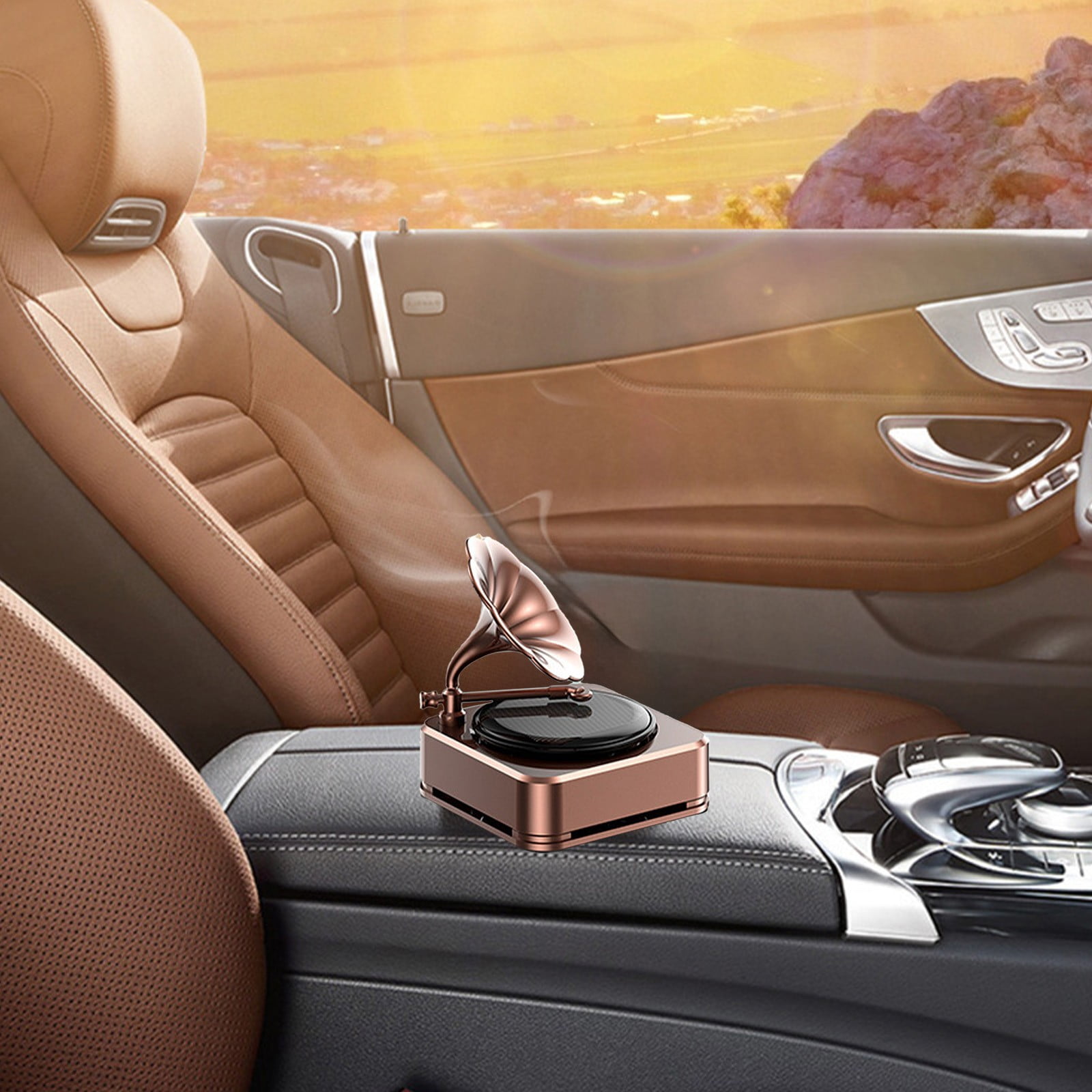 10ml Car Air Freshener,Rotating Solar Aromatherapy Essential Oil ...