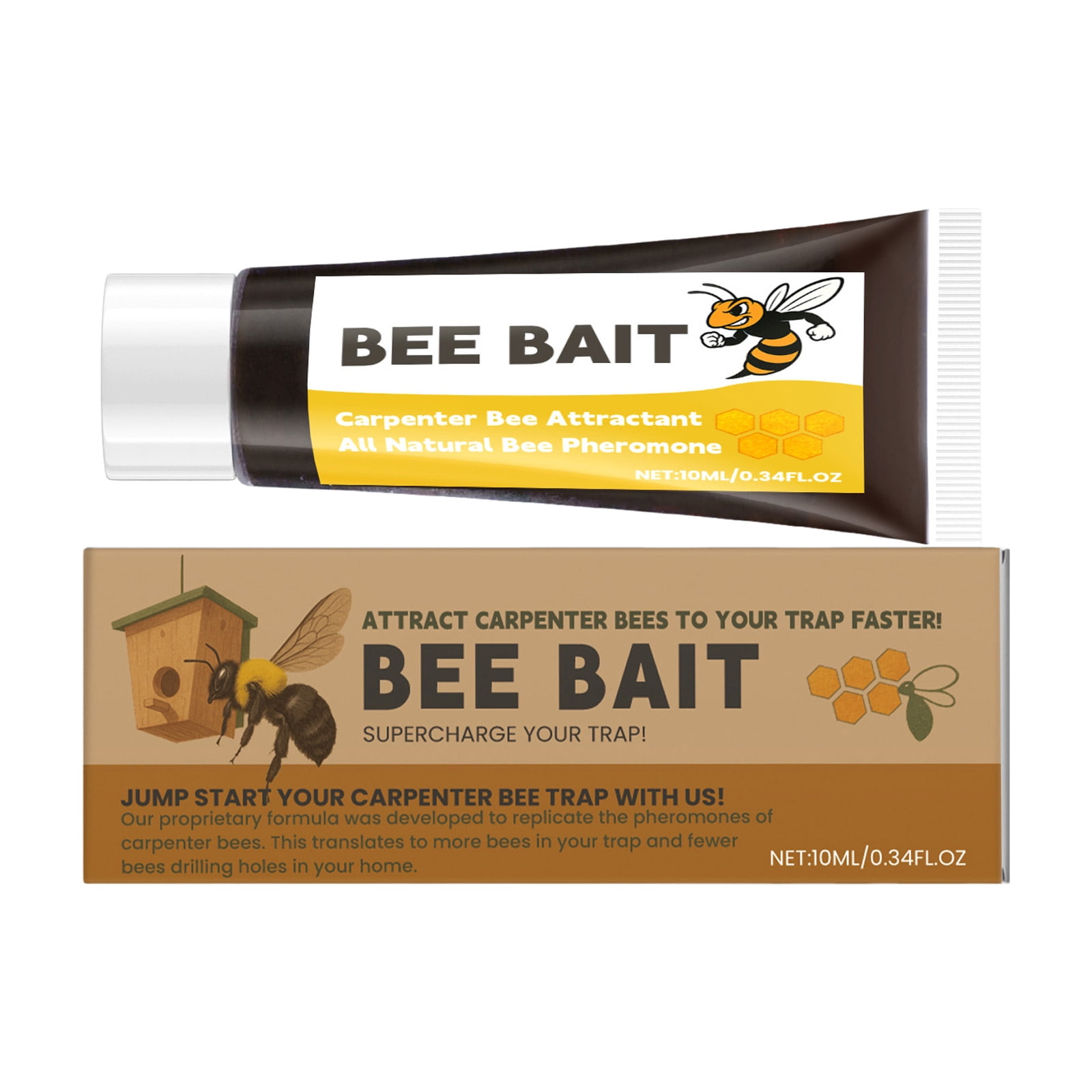 10ml Carpenter Bee Attractant - Outdoor Wood Protection Bait - Walmart.com