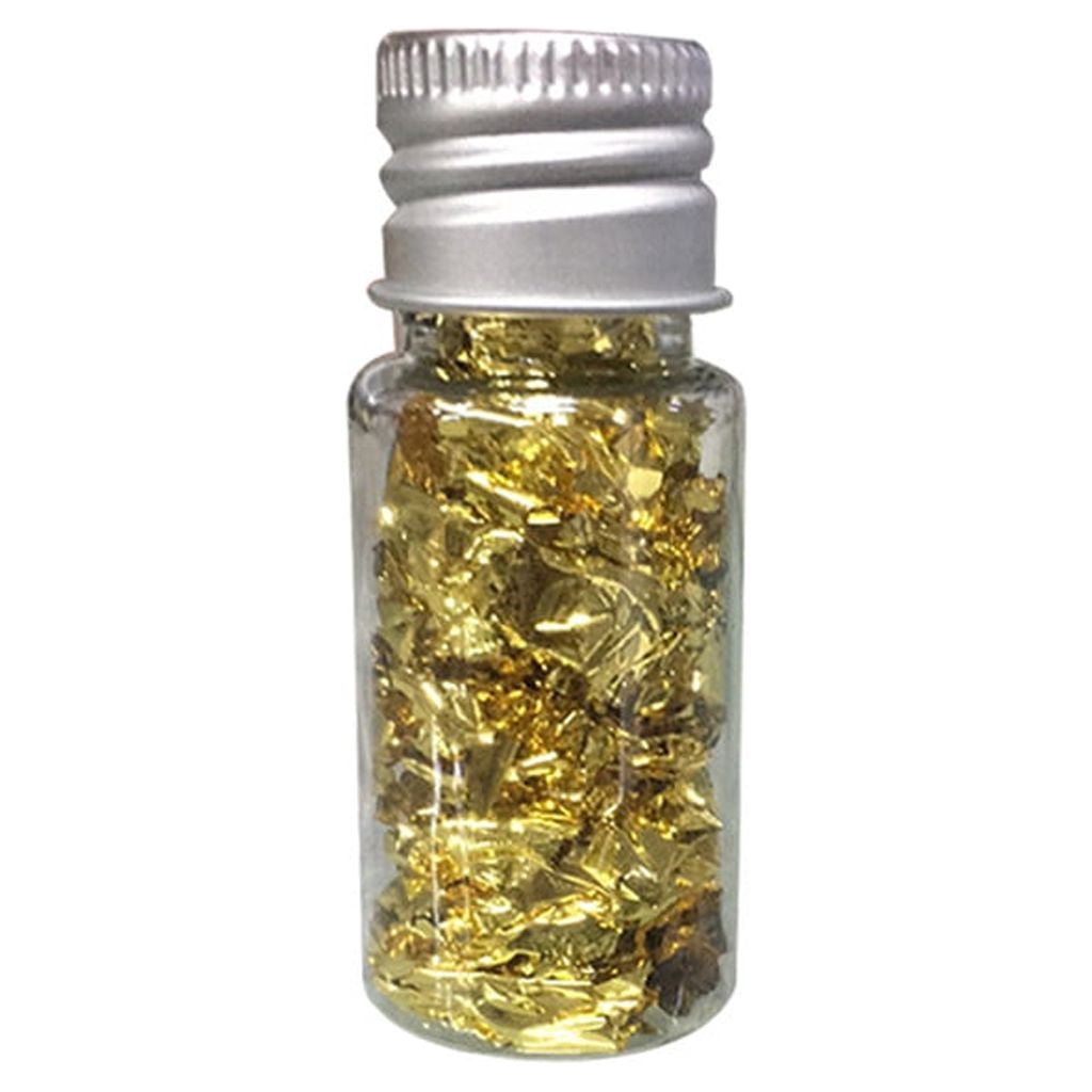 10ml Edible Gold Leaf Mask Decoration Authentic Gold Foil Cooking Cake ...