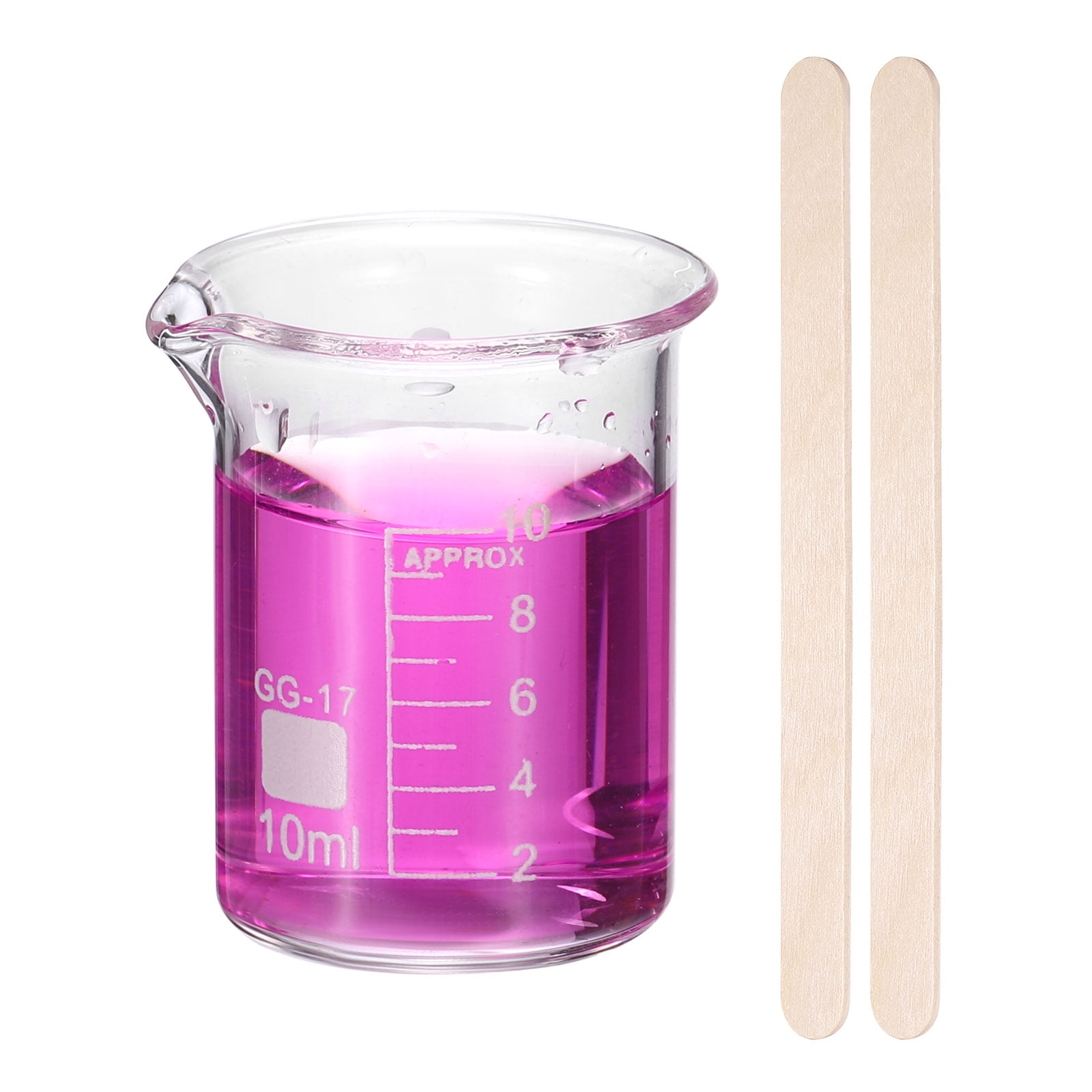 10ml Glass Beaker, Measuring Glass Beaker Graduated Borosilicate Lab ...