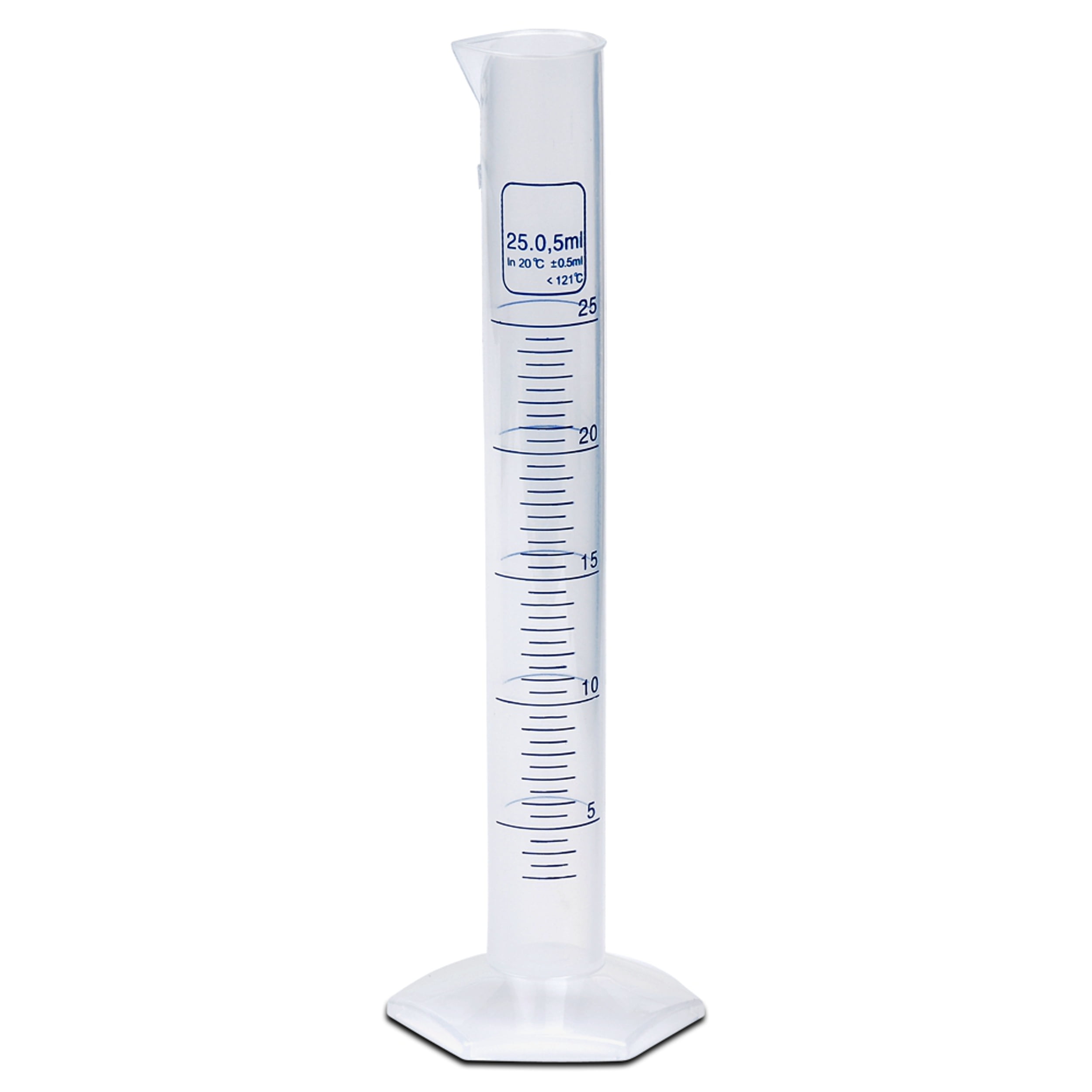 10ml Graduated Cylinder, Polypropylene, Printed Graduations, Karter ...