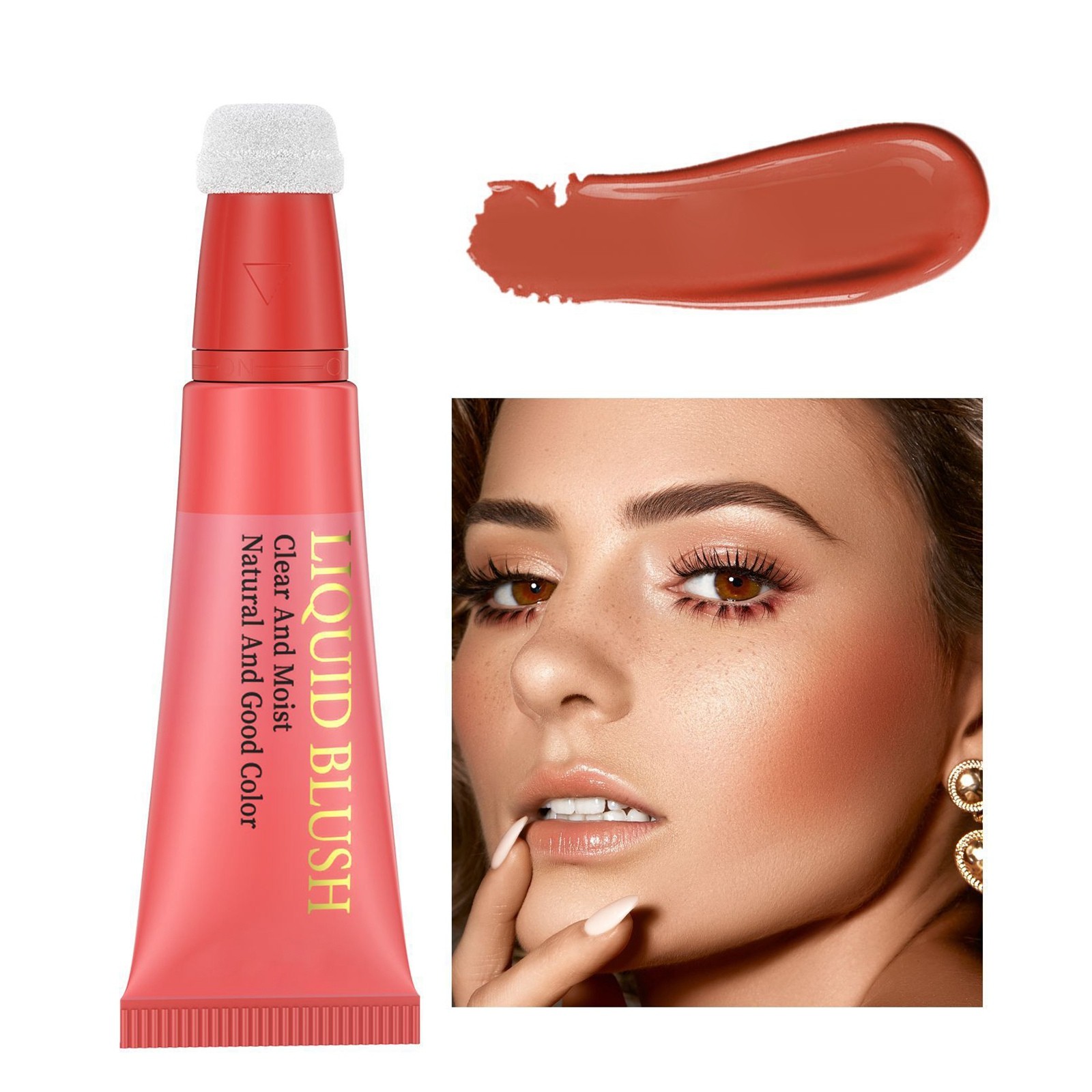 10ml Liquid Makeup Wand Set Face Beauty Wand With Cushion Soft For ...