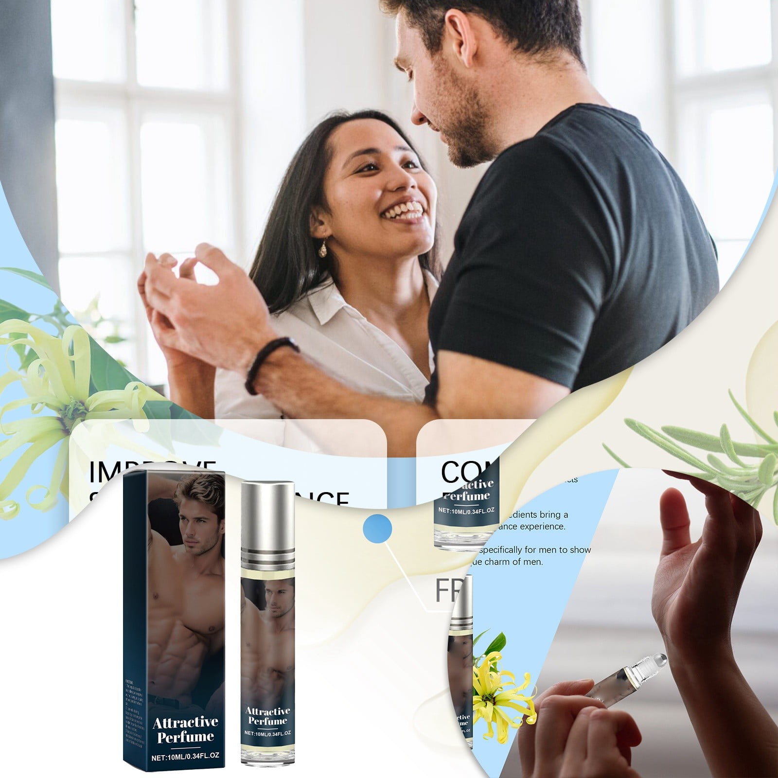 10ml Men's Interactive Fragrance Partner Increases And Intimacy And ...