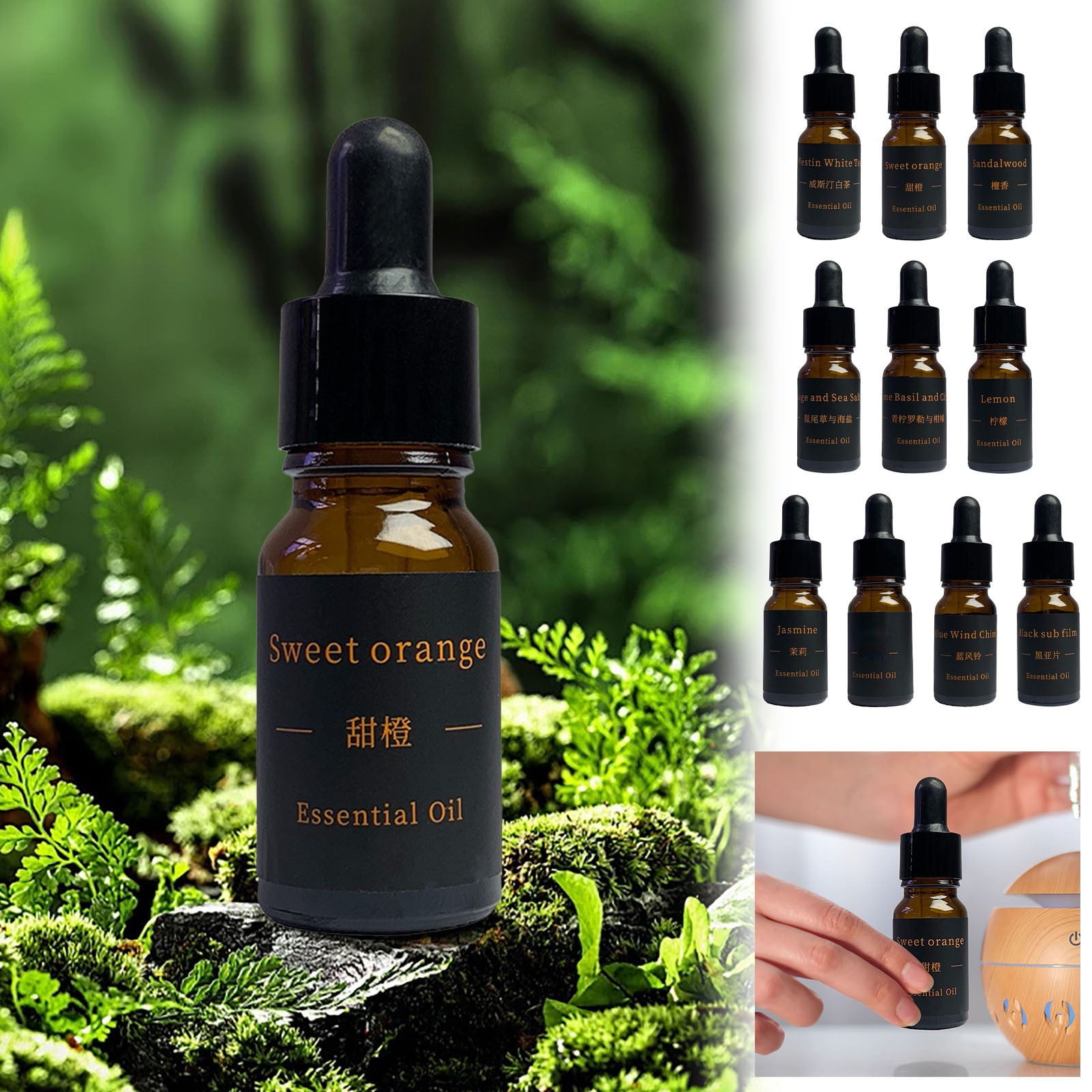 10ml Oil Soluble Fragrance Gel, Dropper Tip Design, Home Air Freshener ...