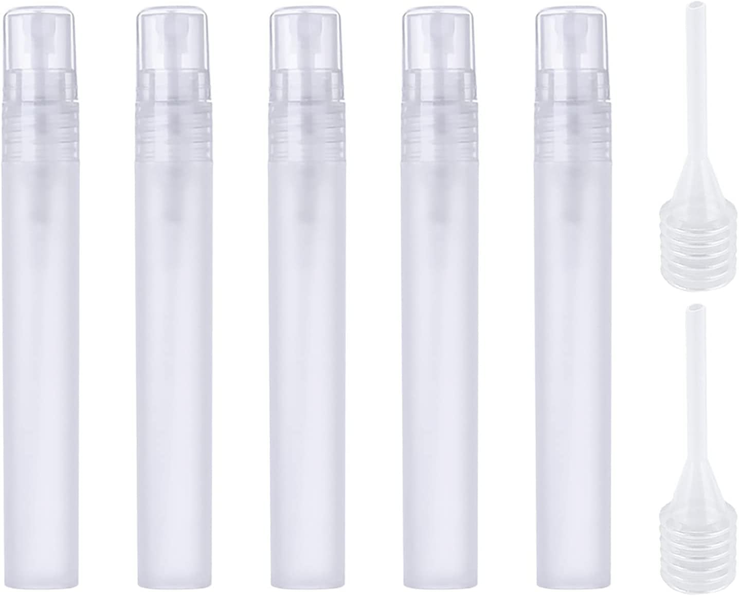 10ml Slim Refillable Frosted Spray Bottle Pocket Perfume Atomizer Matt ...