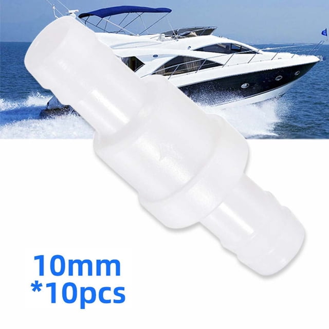 10mm 3/8" Barb Hose One Way Inline Check Valve Non Return Plastic One ...