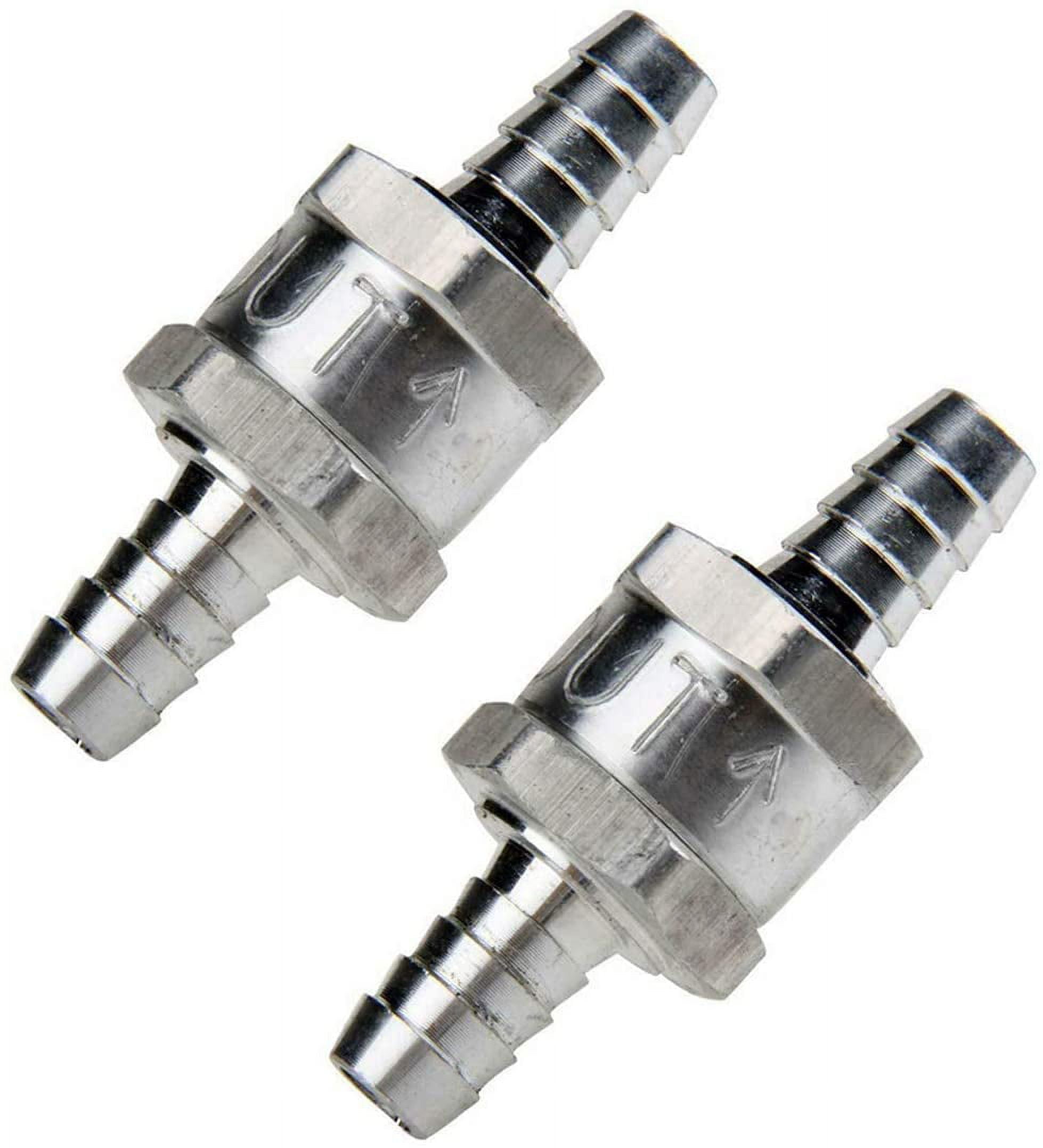10mm 3/8" Non Return One Way Check Valve for Fuel Petrol Diesel Chrome ...