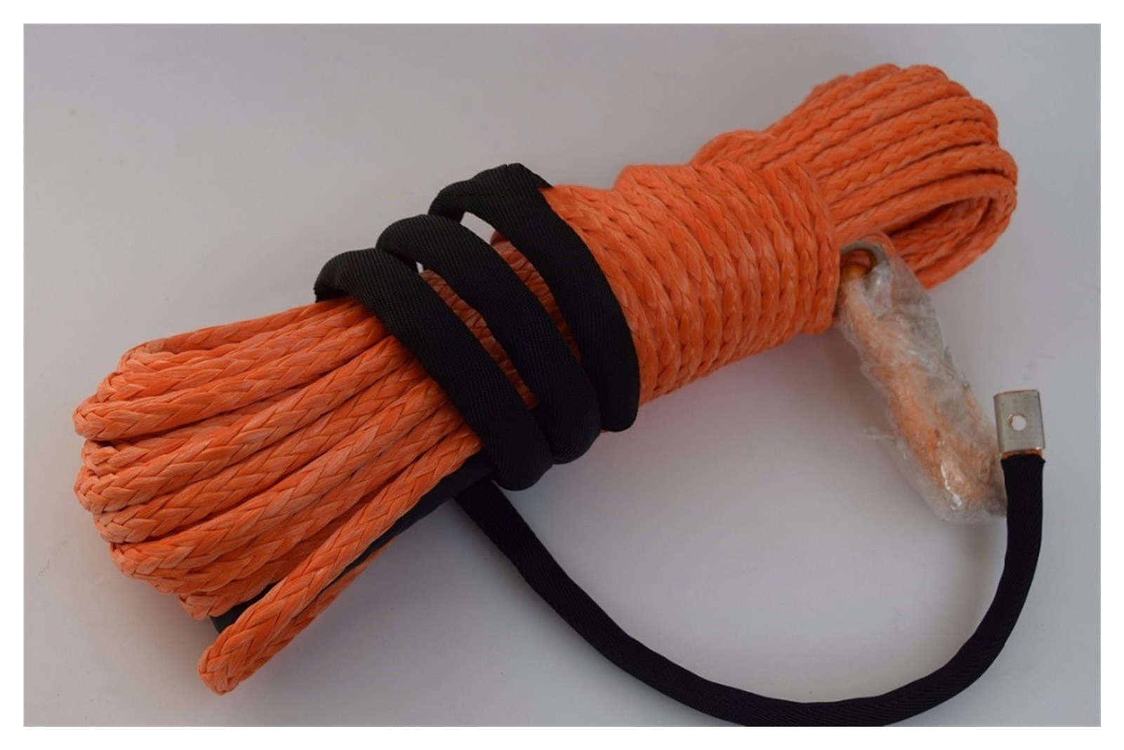 10mm*30m Orange Synthetic Winch Rope,ATV UTV Winch Accessories,Off Road ...