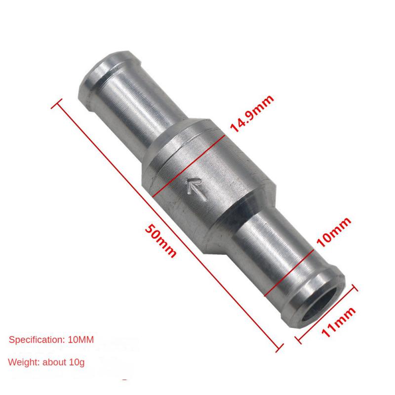 10mm-Aluminum Alloy One-Way Fuel Check Valve for Car, High Temperature ...