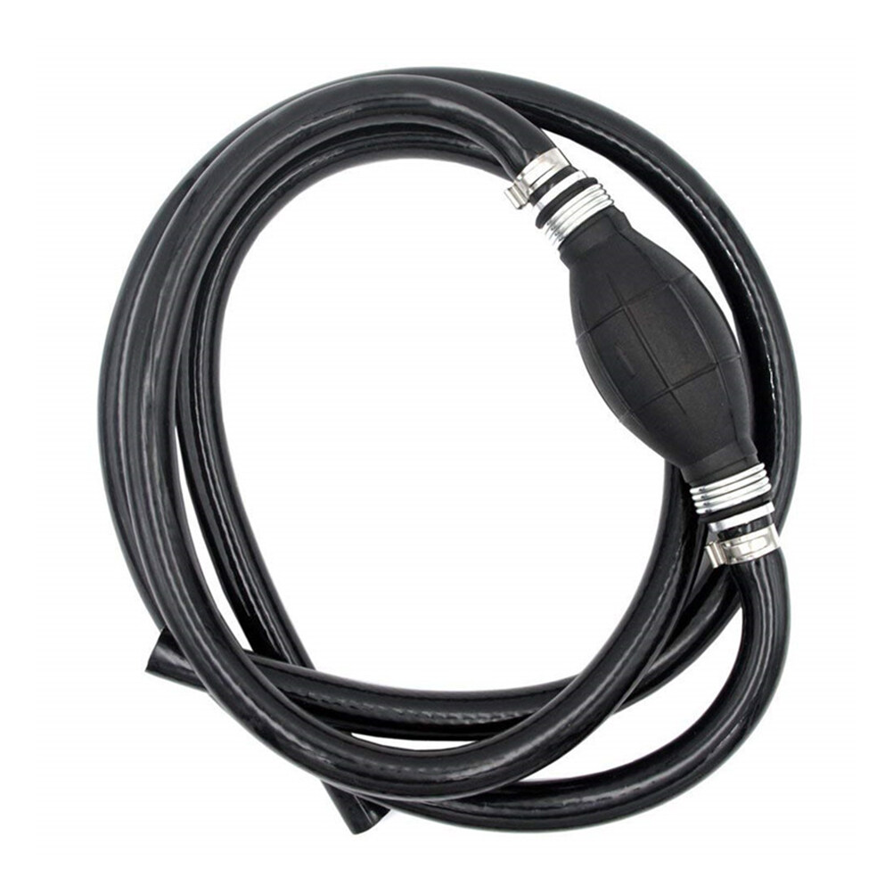 10mm Black Bulb Type Fuel Line Assembly Rubber Fuel Transfer Vacuum ...