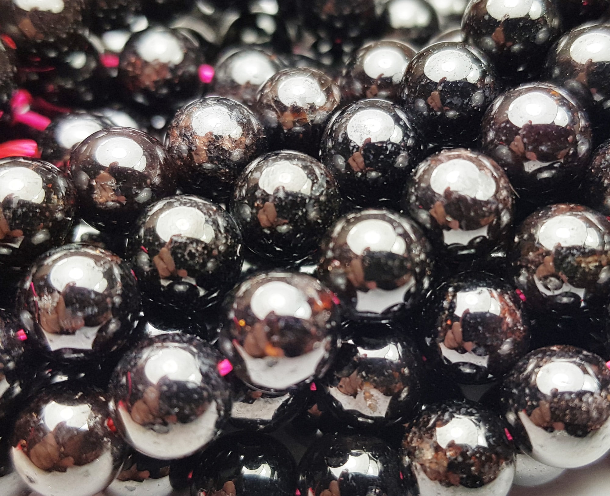 10mm Deep Red Garnet Round Beads With High Luster ForJewelry Making ...