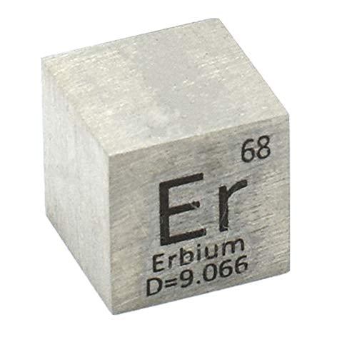 10mm Erbium Element Cube for Element Collection .39" Er Density Cube ...