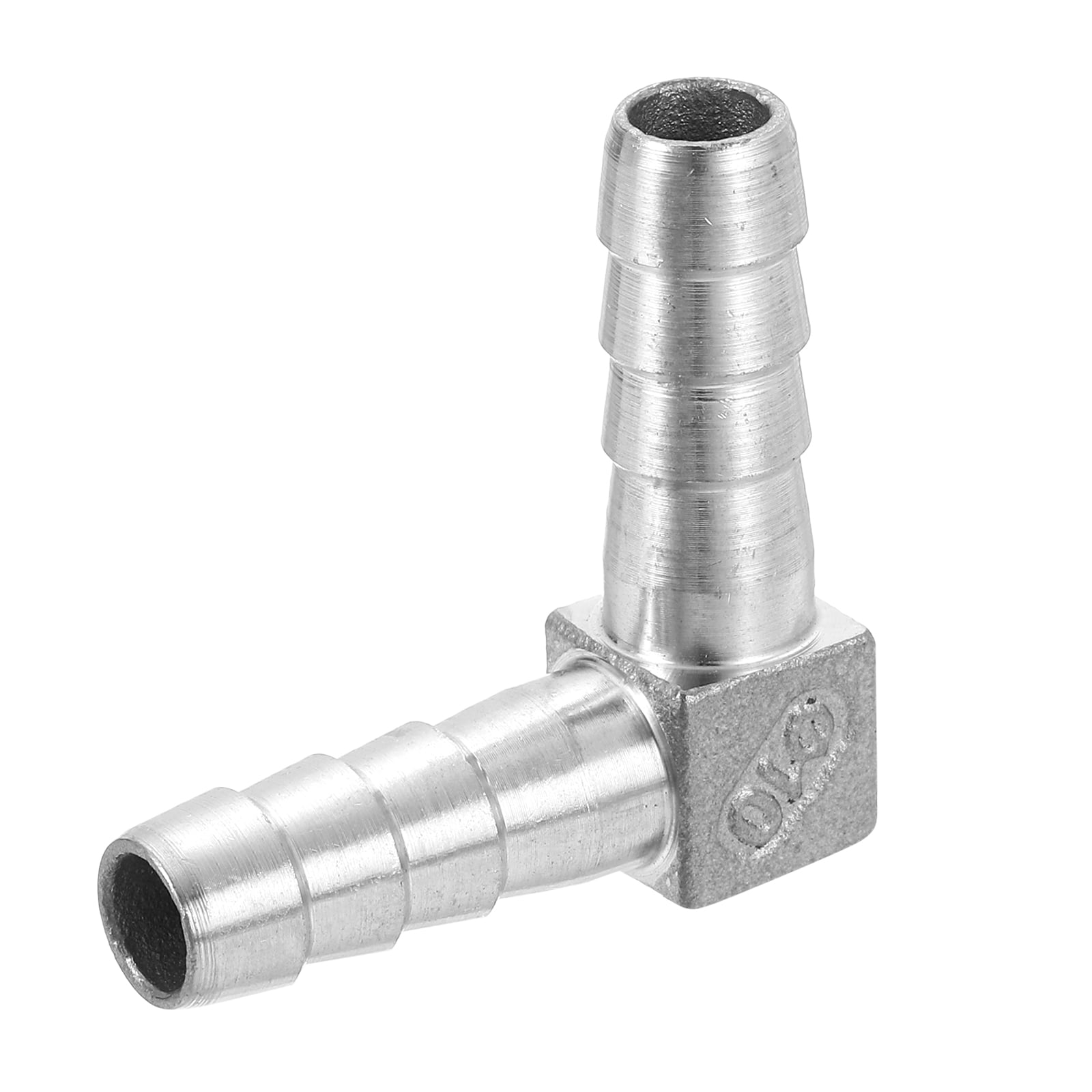10mm Hose Barb 90 Degree Pipe Fitting, 304 Stainless Steel L Right ...