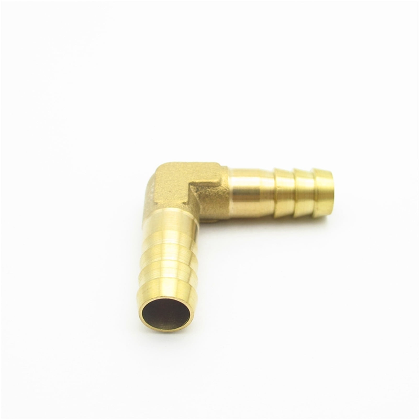 10mm Hose Barb Equal Elbow 2 Way Brass Barbed Pipe Fitting Coupler ...