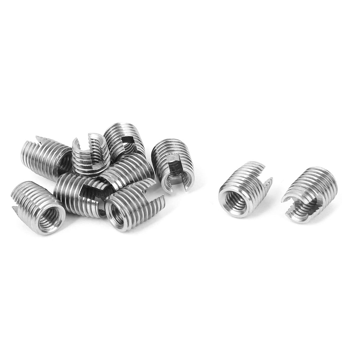 10mm Length Stainless Steel 306 Type Self Tapping Threaded Insert 10pcs ...