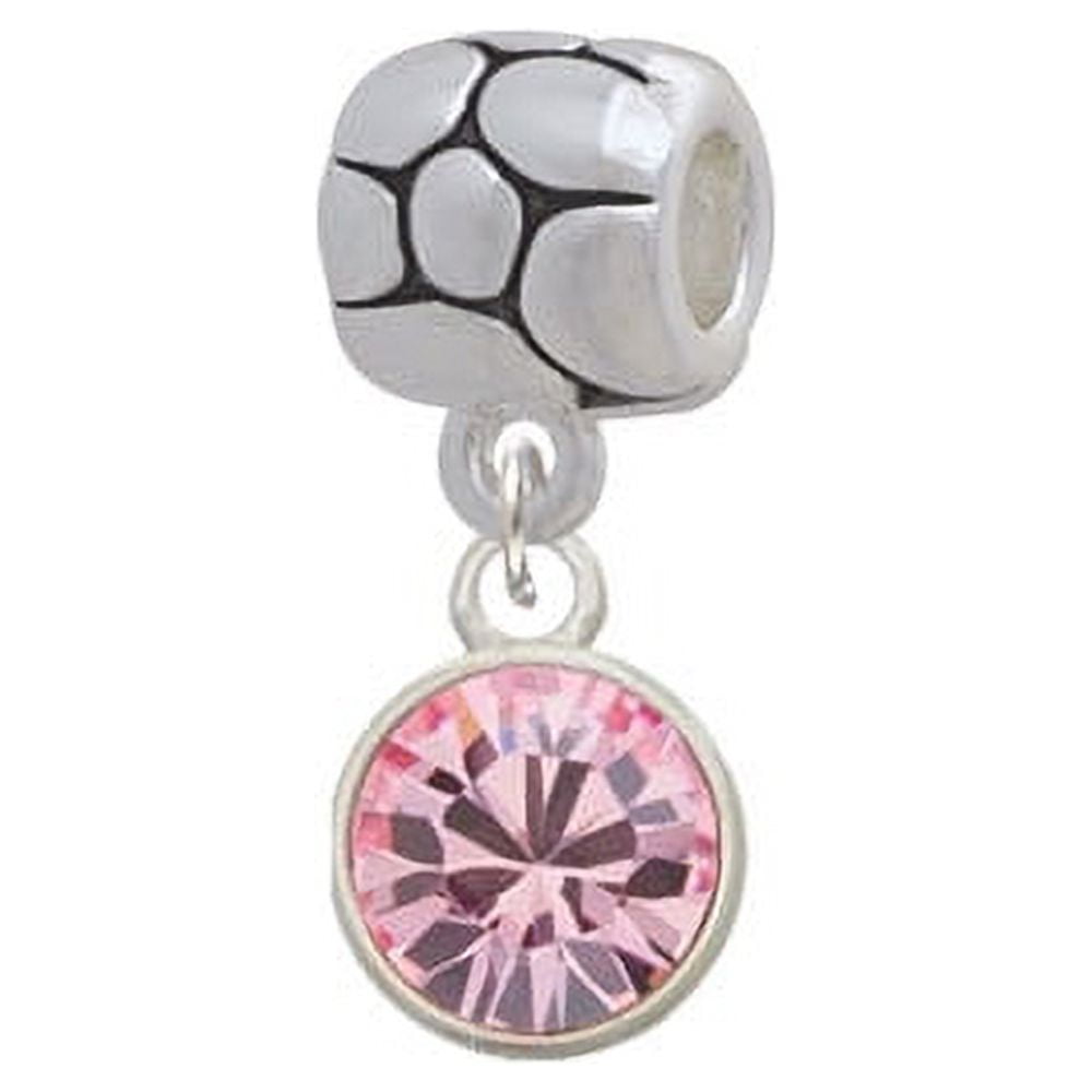 10mm Light Pink Oktant Crystal Drop - Pebble Charm Bead - Walmart.com