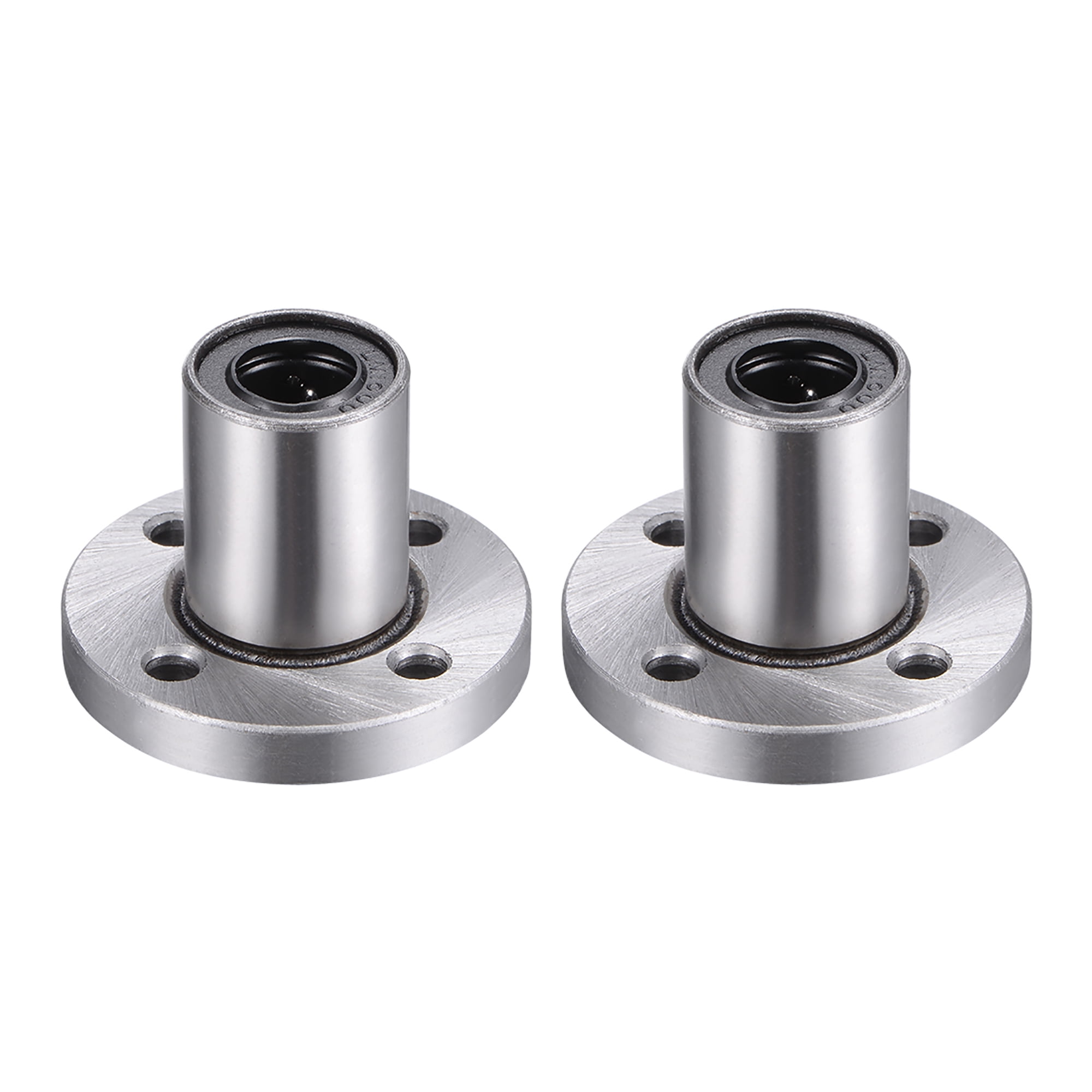10mm Linear Ball Bearings LM10UU Round Flange LMF10UU 10mm Bore 19mm OD ...