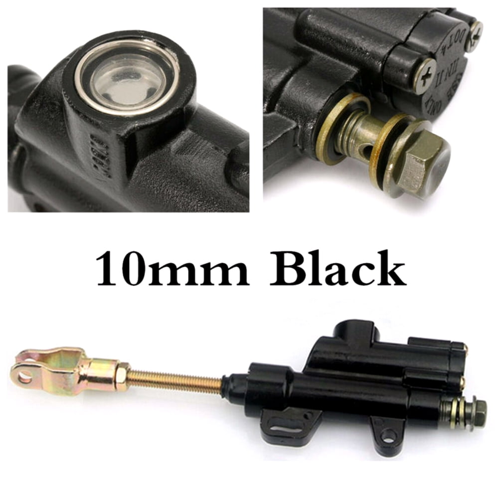 10mm Metal Rear Brake Master Cylinder Pump for Dirt Bike ATV Motorcycle ...