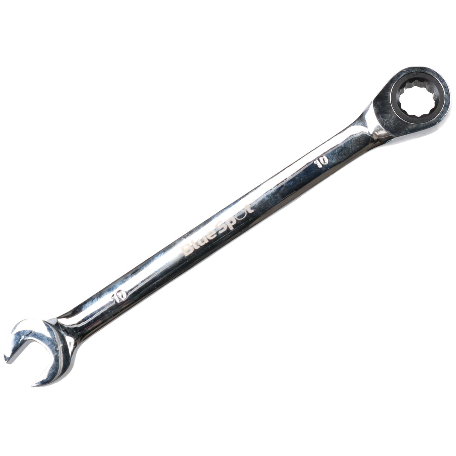 10mm Metric Ratchet Combination Spanner Wrench 72 Teeth Reversible ...