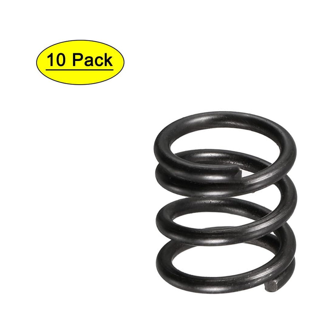 10mm Outer Diameter 1.2mm Wire Dia 10mm Long Compression Spring 10Pcs ...