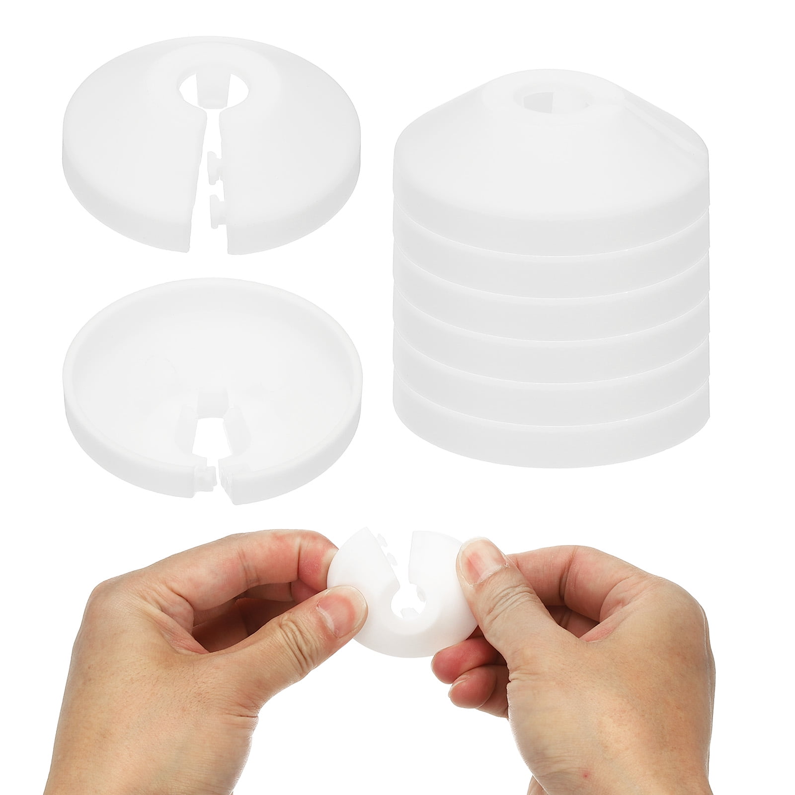 10mm Plumbing Cover Plates, 9 PCS Wall Split Flange Pipe Cover ...