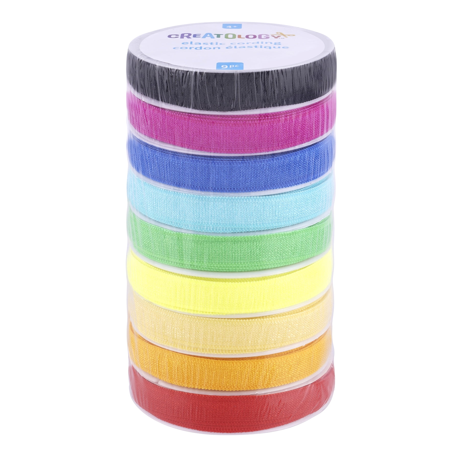 10mm Rainbow Mix Elastic Cording - 9ct. by Creatology™ - Walmart.com