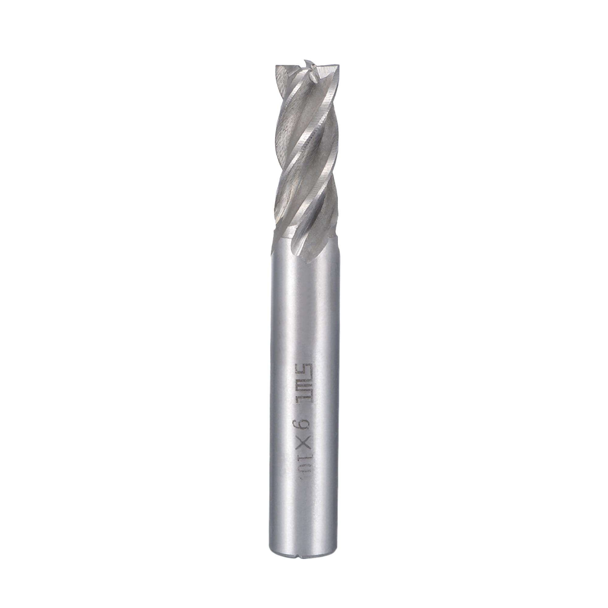 10mm Shank 9mm x 19mm Straight End Mill Cutter CNC Router Bits 4 Flute ...