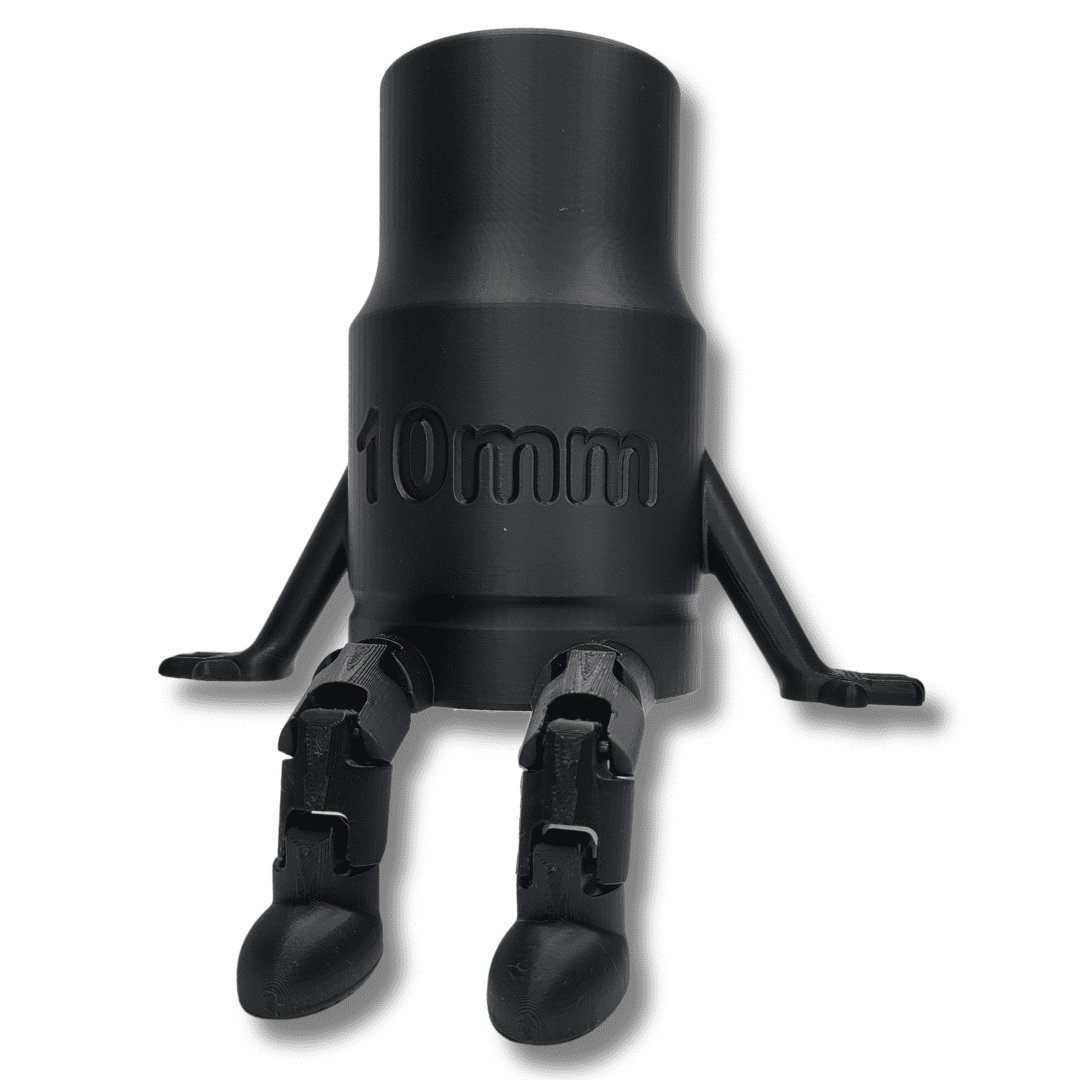 10mm Socket Buddy Figurine, Articulating Legs, 8" Tall, Black - Walmart.com