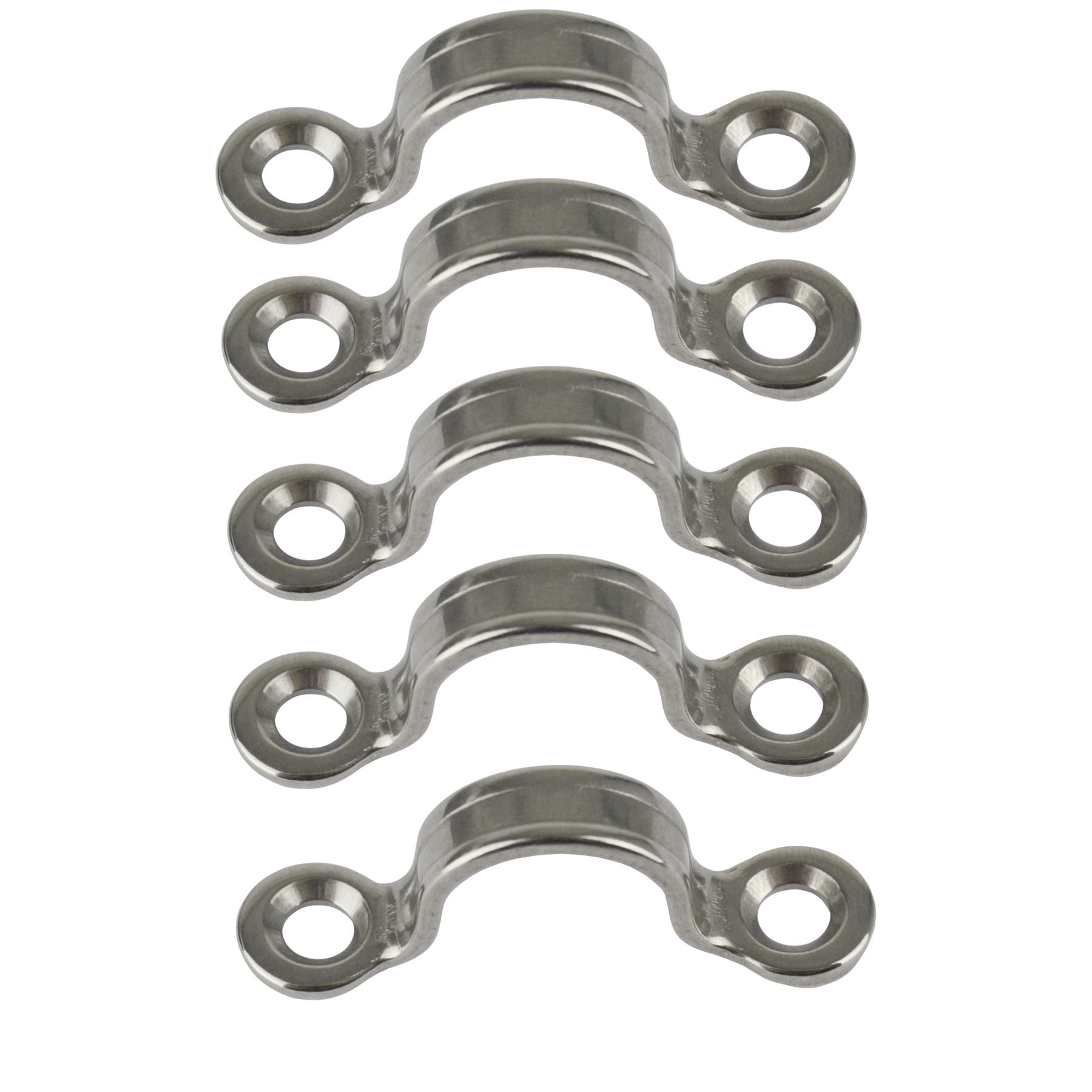 10mm Stainless Steel Sheet Eyes 5 PACK Fender Tie Ring DK80 - Walmart.com