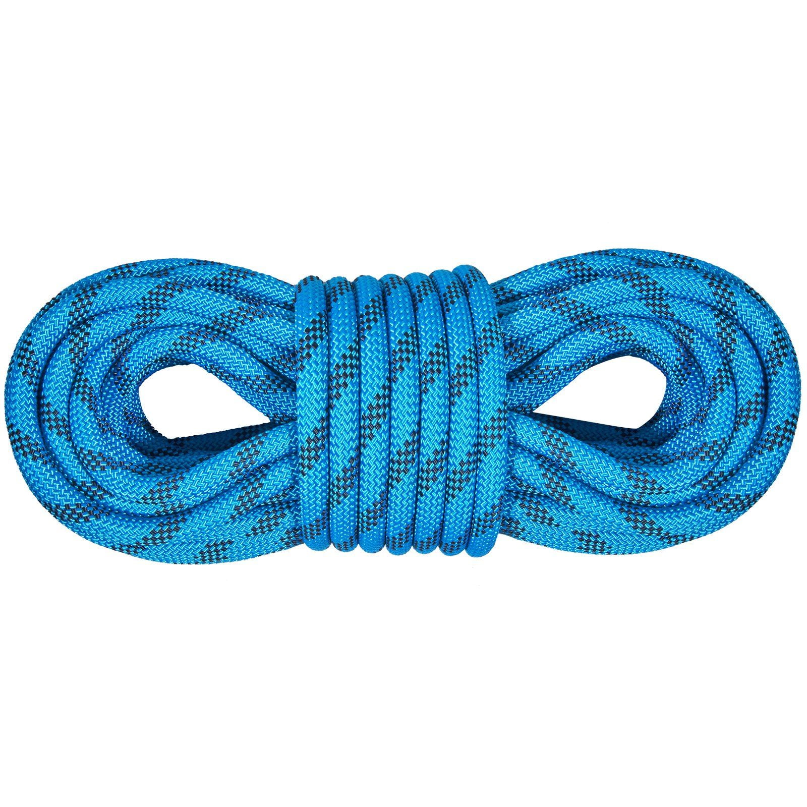 10mm Static Climbing Rope, 64ft Heavy-Duty Safety Rope with 26KN ...