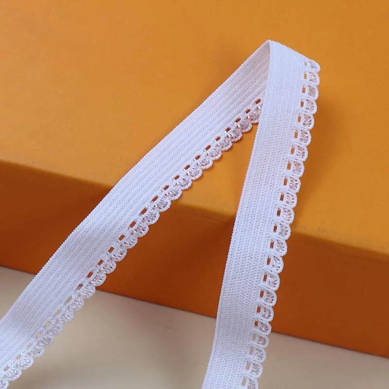 10mm Stretchy Lace Trim Elastic Band For Underwear Bra Garment Sewing ...